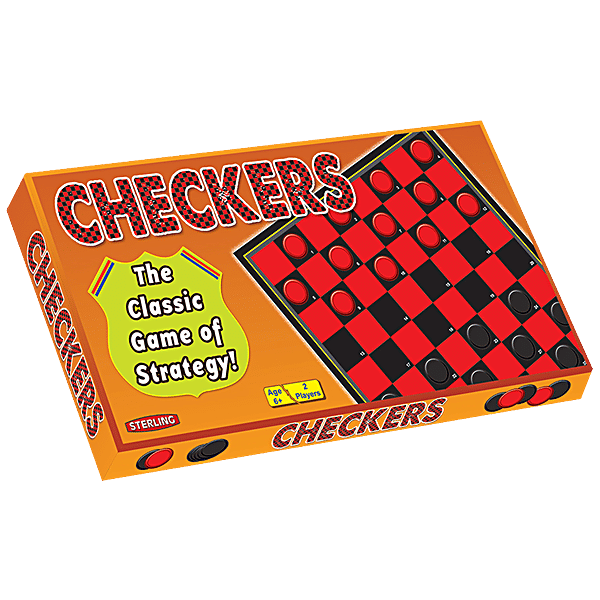 Buy Sterling Board Game - Checkers, 2 Players, Suitable For Ages 6 ...