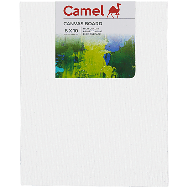 Buy Camel Canvas Board - With Acrylic Priming, 21 x 25 cm Online at ...