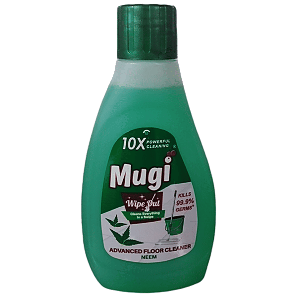 Buy mugi Wipeout Advanced Floor Cleaner - Kills 99.9% Germs, Neem ...
