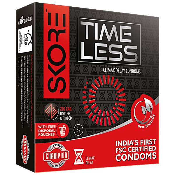 Buy Skore Timeless Climax Delay Condoms - Champion Series Online at ...