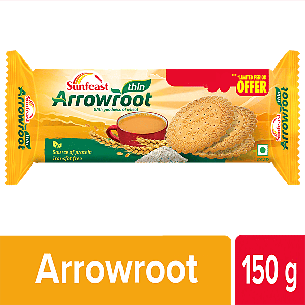 Buy Sunfeast Thin Arrowroot Biscuits Online at Best Price of Rs 30 ...