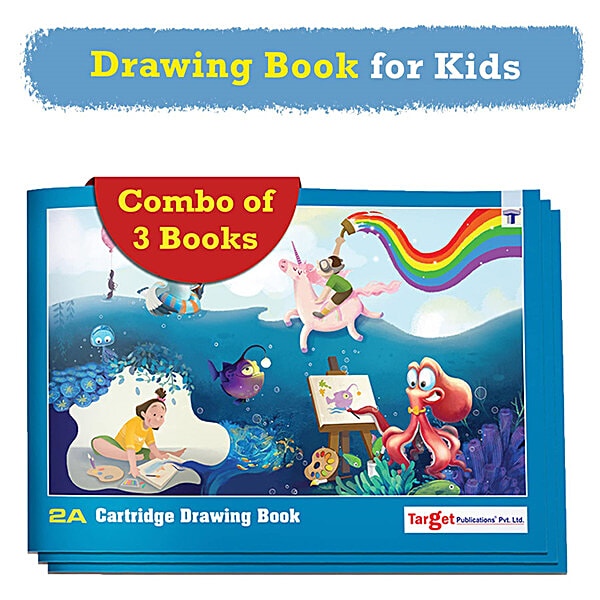 Buy Target Publications Cartridge Drawing Books - 2A Size, Soft Bound ...
