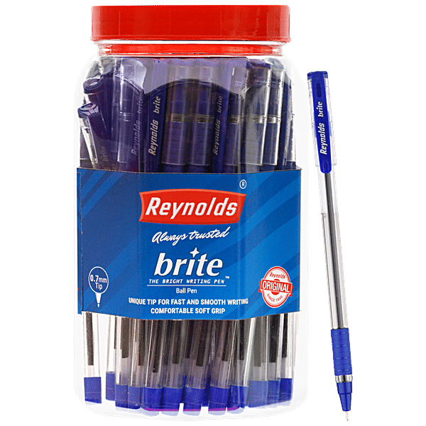 Buy Reynolds Brite Ball Pen Set - Blue Online at Best Price of Rs 339 ...