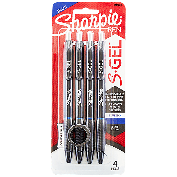 Buy Sharpie S.Gel Pen - Blue, Fine Tip 0.5 mm, Comfortable Grip Online ...