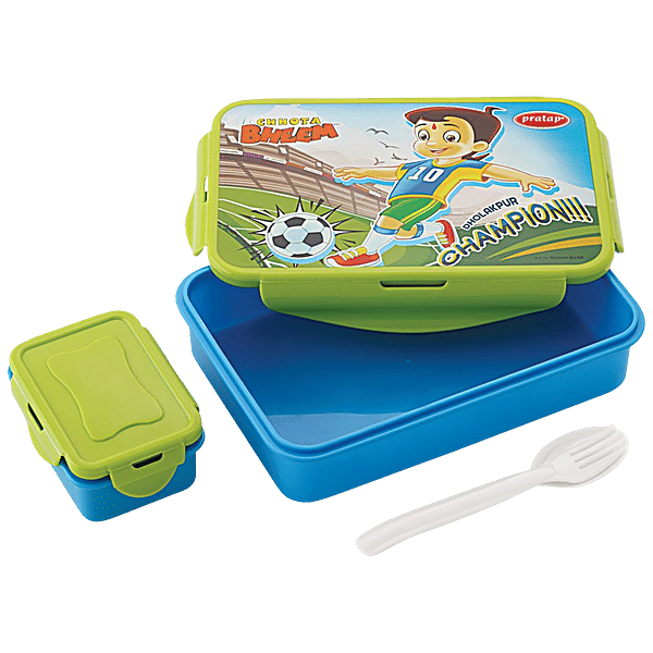 Buy Pratap Hyper Lock Chhota Bheem Lunch Box - Lightweight Online at ...