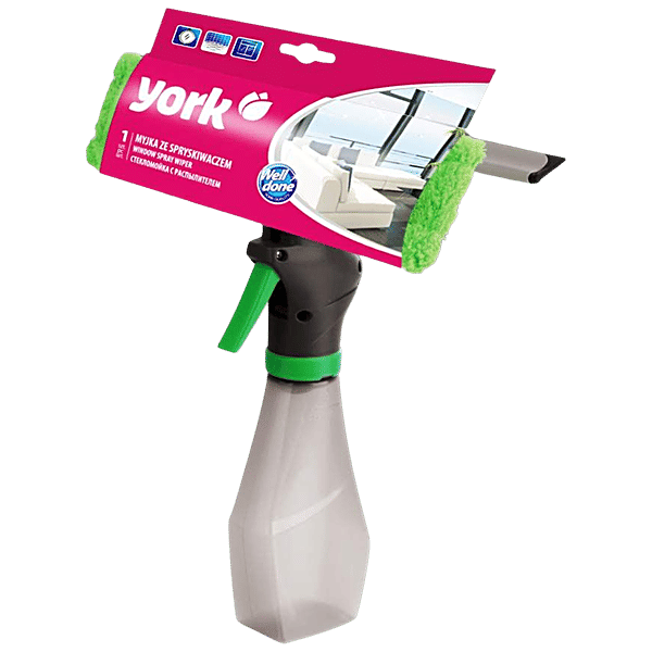 Buy YORK Spray Wiper 3 In 1 Combo - Cloth, Squeegee, Bottle, Assorted ...
