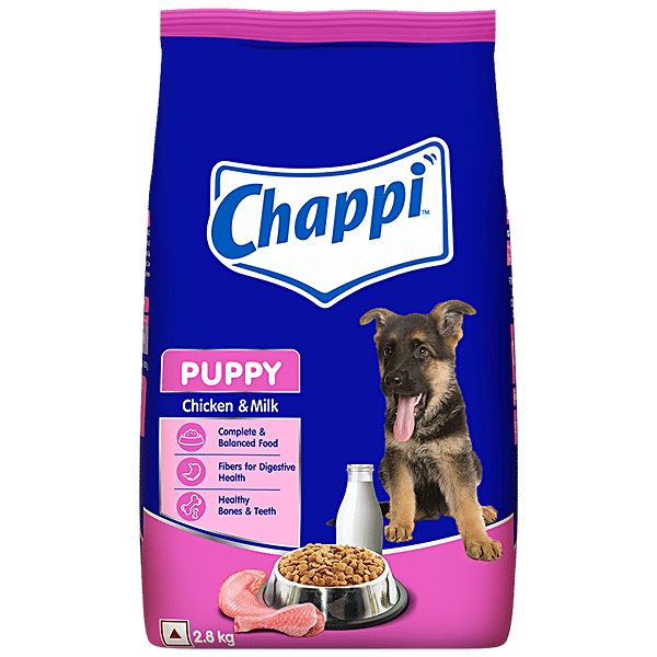 Buy Chappi Puppy Dry Dog Food - Chicken & Milk Online at Best Price of ...