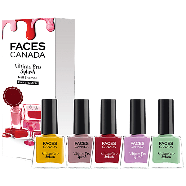 Buy FACES CANADA Ultime Pro Splash Mini Nail Enamel - Floral Dream ...
