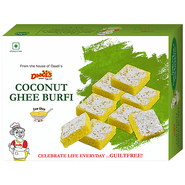 Buy Daadi's Coconut Ghee Burfi Online at Best Price of Rs 160 - bigbasket