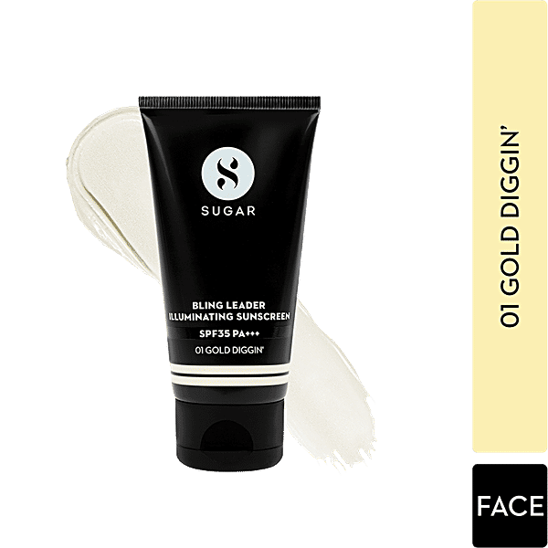 Buy Sugar Cosmetics Bling Leader Illuminating Sunscreen SPF35 PA ...