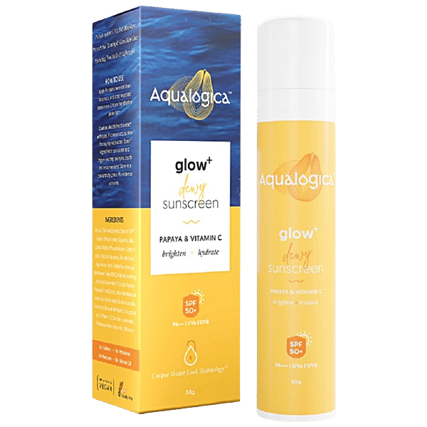 Buy Aqualogica Glow+ Dewy Sunscreen - SPF 50 PA+++, For UVA/B & Blue ...
