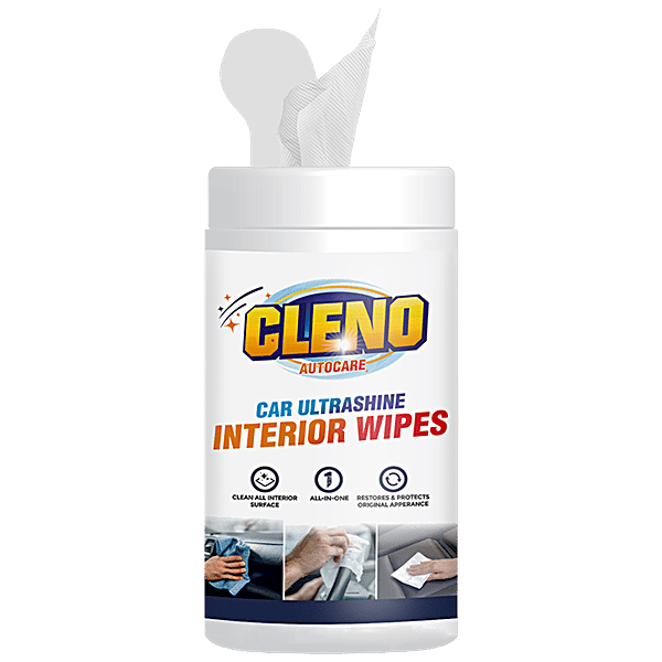 Buy Cleno Autocare Car Ultrashine Interior Wipes Online at Best Price ...
