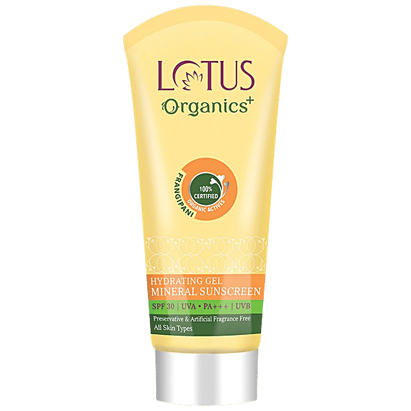 Buy Lotus Organics+ Hydrating Gel Mineral Sunscreen - SPF 30, PA ...