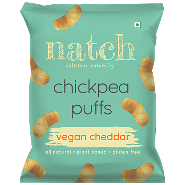 Buy Natch Chickpea Puffs - Vegan Cheddar, All Natural, Plant-Based ...