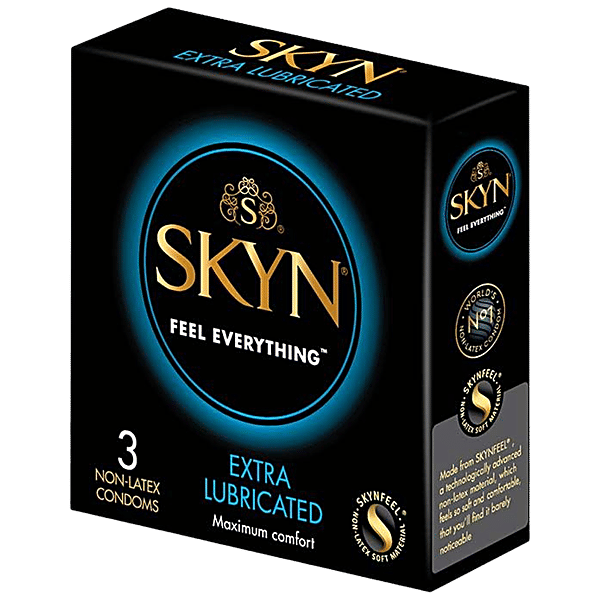 Buy SKYN Extra Premium Condoms - Extra Lubricated, Maximum Comfort ...
