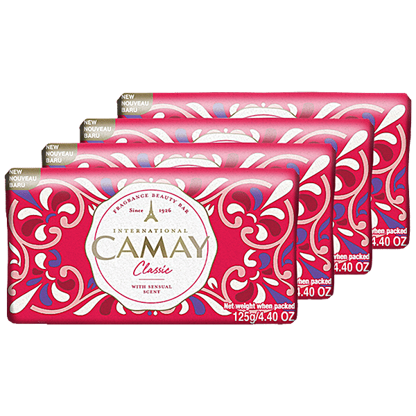 Buy Camay Classic Carnations & Roses Beauty Soap With Indulging French ...