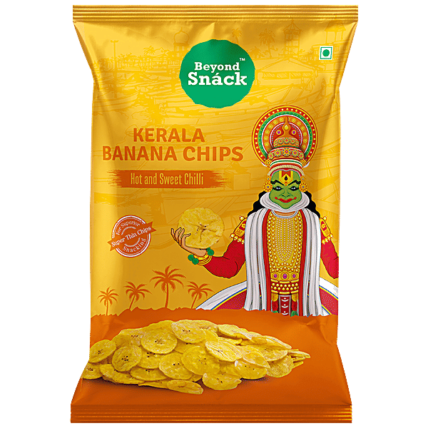 Buy Beyond Snack Kerala Banana Chips - Hot & Sweet Chilli, Super Thin ...