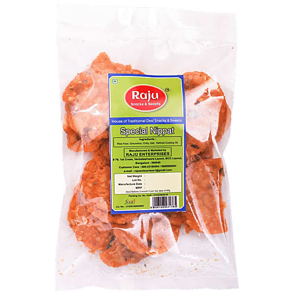 Buy Raju Snacks Special Nippat Online at Best Price of Rs 69 - bigbasket