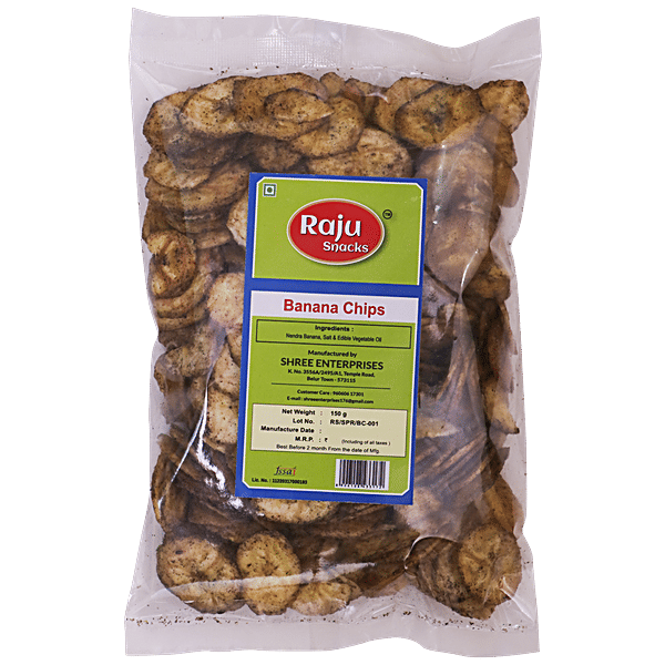 Buy Raju Snacks Banana Chips - Pepper Online at Best Price of Rs 99 ...