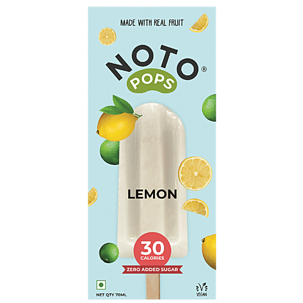 Buy Noto Ice Cream Lemon Pop Ice Cream - Made With Real Fruit Online at ...