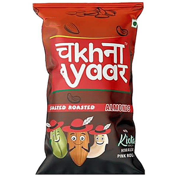 Buy CHAKHNA YAAR Salted Roasted Almonds Online at Best Price of Rs 20 ...