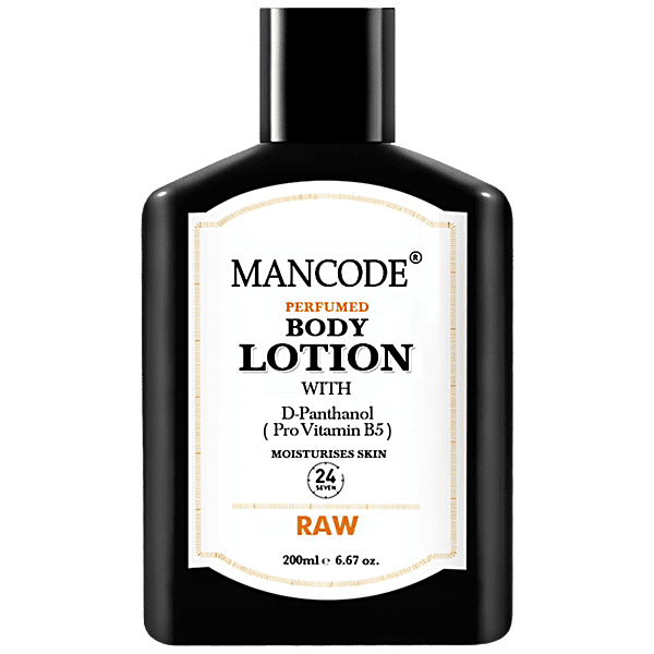 Buy Mancode Raw Perfumed Body Lotion - With D-Panthanol Online at Best Price of Rs 244.3 - bigbasket