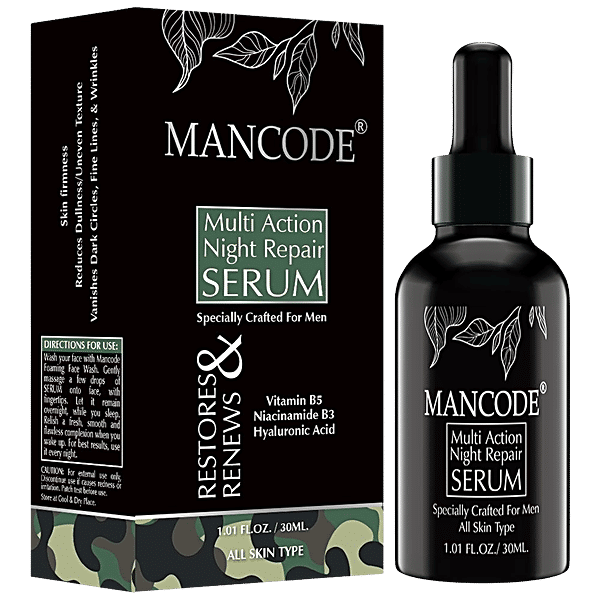 Buy Mancode Multi Action Night Repair Serum - For Men Online at Best Price of Rs 899 - bigbasket