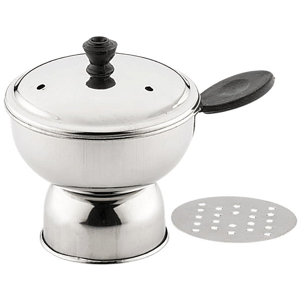 Buy Le Kaviraj Stainless Steel Chiratta Puttu Maker - With Lid ...