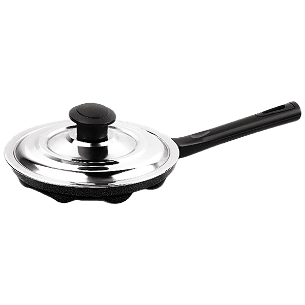 Buy Milton ProCook Appam Patra - Pro Cook, 7 Pit, Stainless Steel Lid ...