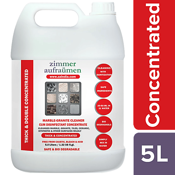 Buy Zimmer Aufraumen Marble Granite Floor Cleaner - Disinfectant Concentrate Online at Best ...
