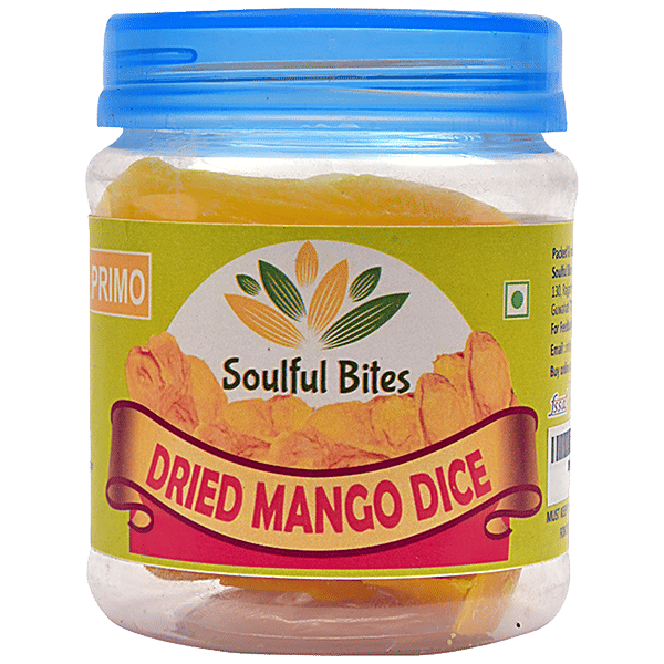 Buy Soulful Bites Dried Mango Dice - Primo Online at Best Price of Rs ...