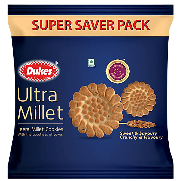 Buy Dukes Ultra Millet - Jeera Millet Cookies, Crunchy Online at Best ...