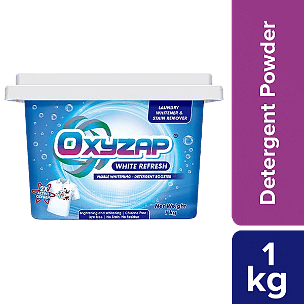 Buy Oxyzap Detergent Booster/Powder - White Refresh Online at Best ...
