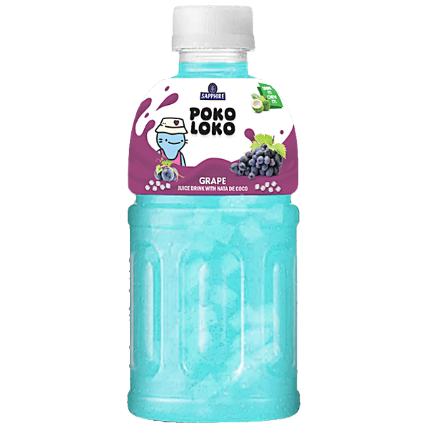 Buy Sapphire Poko Loko Grape Flavoured Juice Drink With Nata De Coco ...