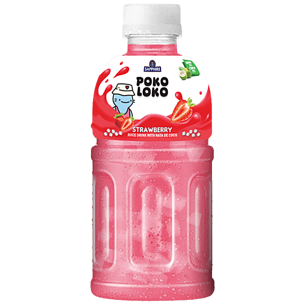 Buy Sapphire Poko Loko Strawberry Flavoured Juice Drink With Nata De ...
