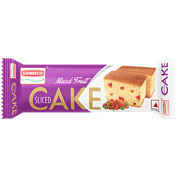 Buy Sobisco Mixed Fruit Slice Cake - Soft, Rich In Taste Online at Best ...