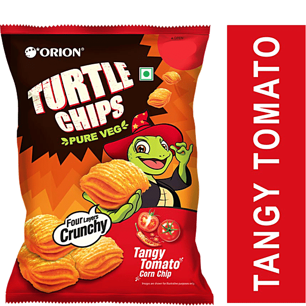 Buy Orion Turtle Chips - Tangy Tomato Online at Best Price of Rs 42 ...