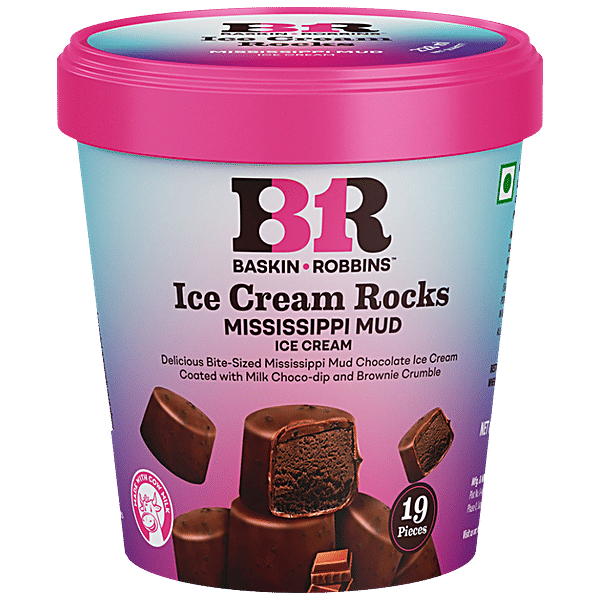 Buy Baskin Robbins Ice Cream Rocks Mississippi Mud Online at Best Price ...