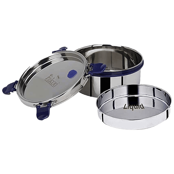 Buy Pdd Falcon Stainless Steel Eco Nxt Duo Tiffin Box - With Plate ...