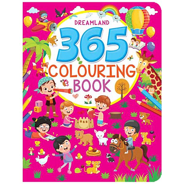 Buy Dreamland 365 Colouring Book - Children Drawing & Painting, For All ...