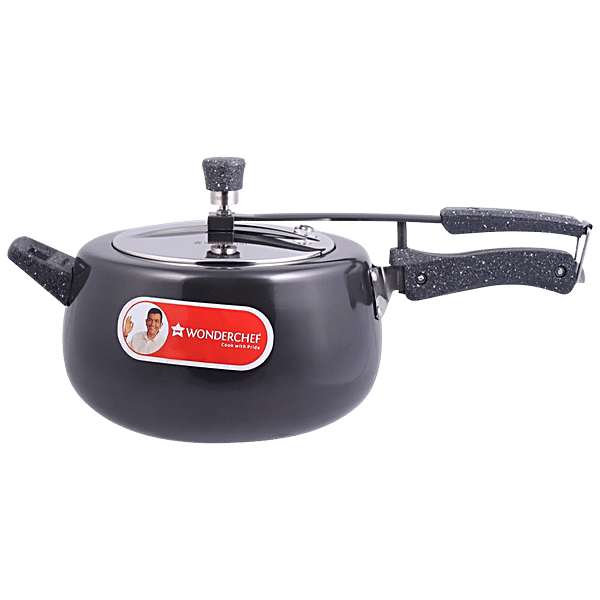 Buy Wonderchef Taurus Hard Anodized Pressure Cooker - Non Stick, Induction Friendly Online at ...