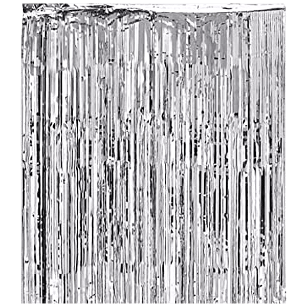 Buy CS Party Decoration Curtain - Silver Online at Best Price of Rs 79 ...