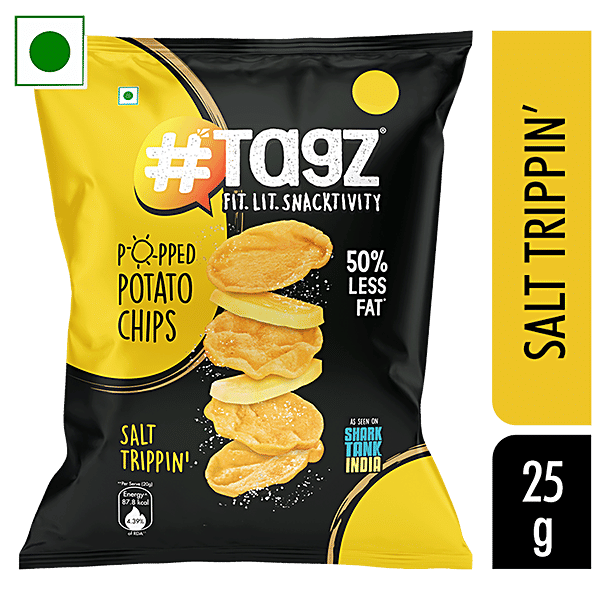 Buy tagz Salt Trippin' Popped Potato Chips Online at Best Price of Rs ...