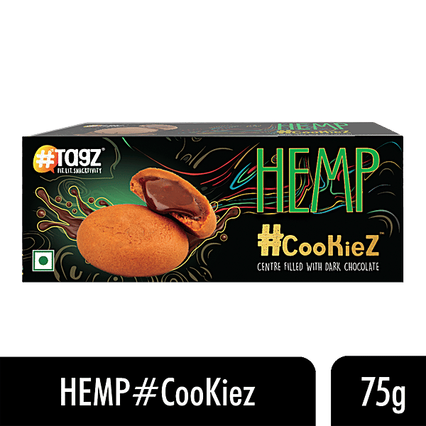 Buy tagz Hemp #CooKieZ - Centre Filled With Dark Chocolate Online at ...