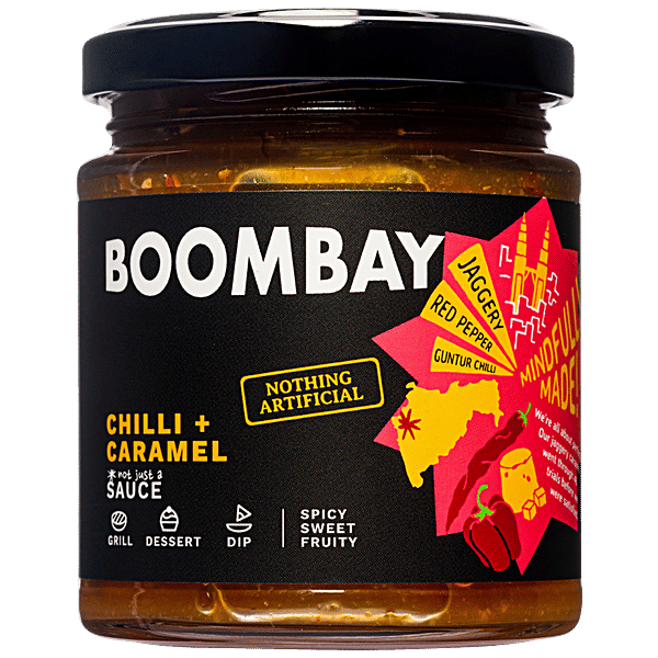 Buy Boombay Chilli + Caramel Sauce - Spicy, Sweet & Fruity Online at ...