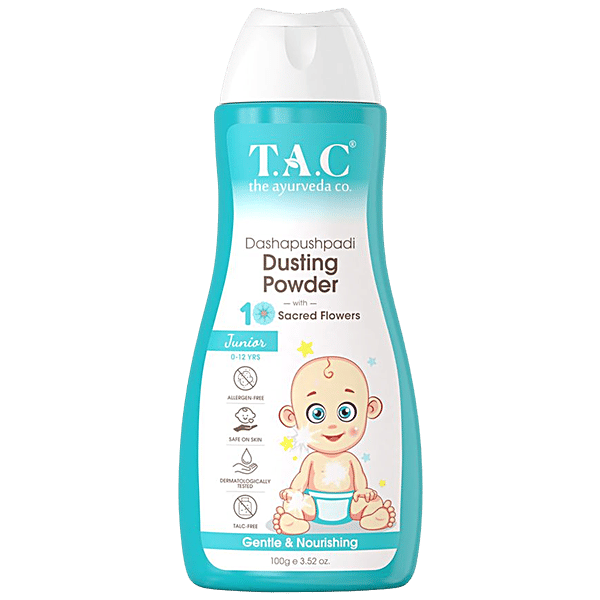 Buy TAC - The Ayurveda Co. Dashapushpadi Dusting Powder - Junior Online ...
