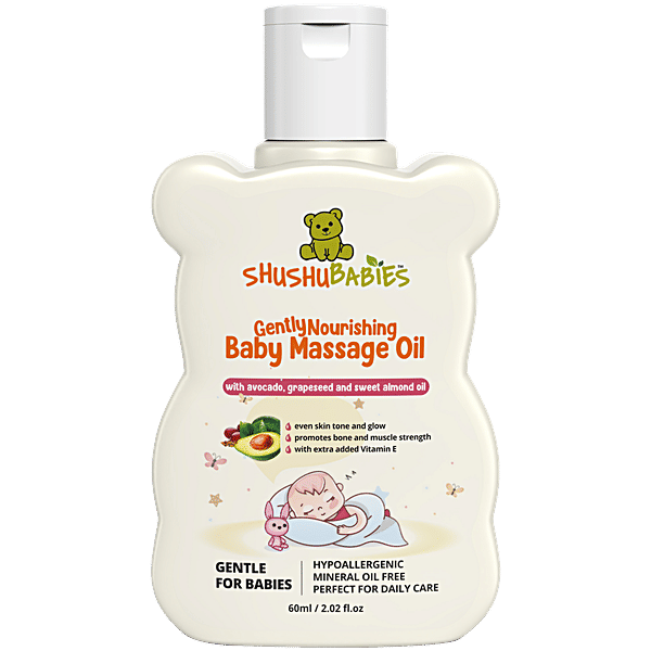 Buy ShuShu Babies Gently Nourishing Baby Massage Oil - With Avocado ...