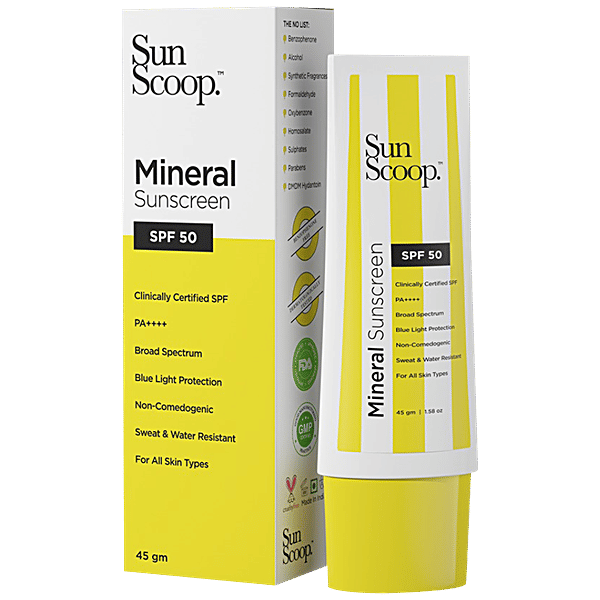 Buy SunScoop Mineral Sunscreen - SPF 50 PA++++ Online at Best Price of ...