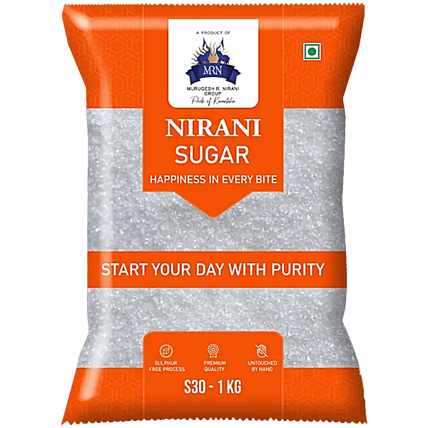 Buy Mrn Nirani Sugars Sugar Sulphur Free - Double Refined, Premium Online at Best Price of Rs 49 ...