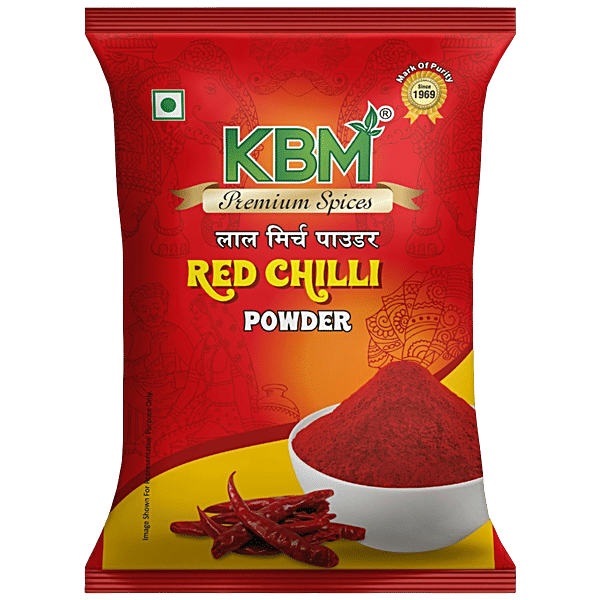 Buy KBM Premium Spices Red Chilli/Lal Mirch Powder Online at Best Price ...